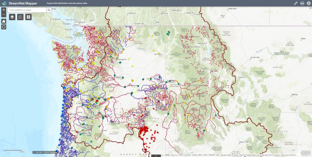 StreamNet Mapper - StreamNet
